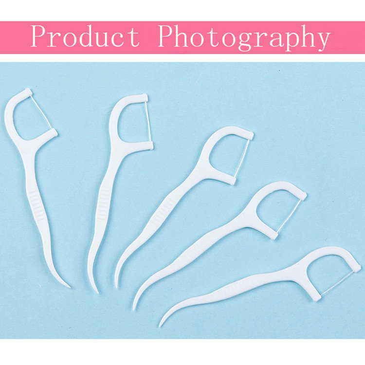 OEM ODM Comfort Clean Easy Reach Floss Picks Dental Floss Picks 100 Count