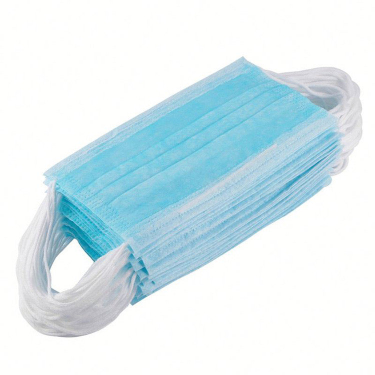 Surgical Face Masks 3-Ply Disposable Hygienic Face Mask Apply For Preventing Viral Infections And Droplet Infections
