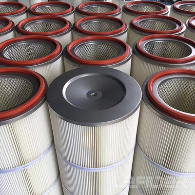 Cartridge type pleated filters