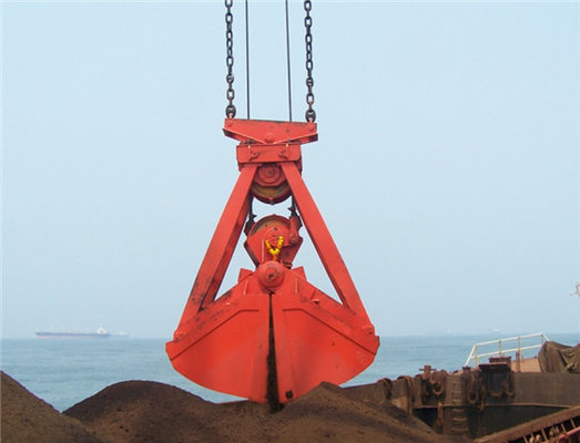 Port Crane Four Ropes Mechanical Clamshell Grab