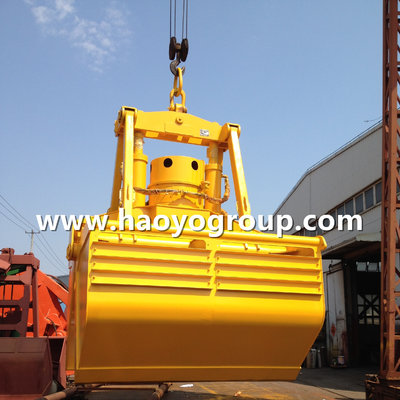 25t 6-12m3 Motor Electric Hydraulic Clamshell grab for deck crane