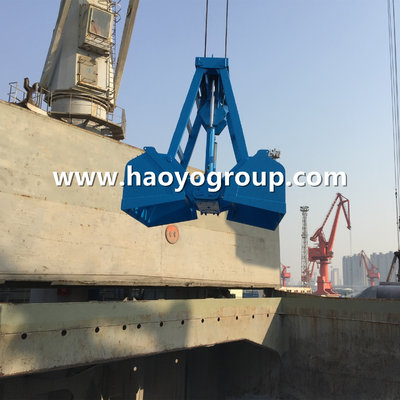 6~12m3 HAOYO bulk materials discharging  wireless radio remote controlled grabs