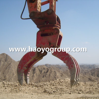 Excavator  Hydraulic Clamshell Rock Grab Bucket