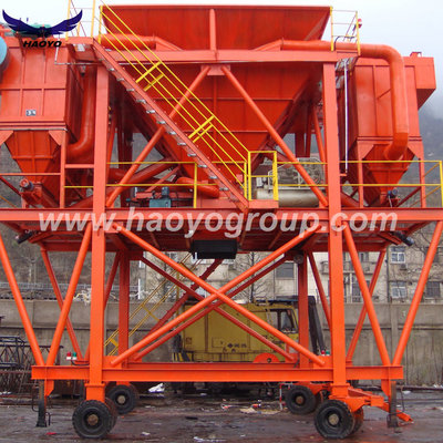 50 CBM  Mobile Tyre Dedusting Hopper for Clink with Truck