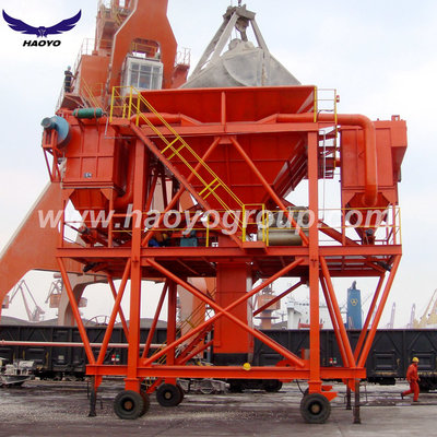 50 CBM  Mobile Tyre Dedusting Hopper for Clink with Truck