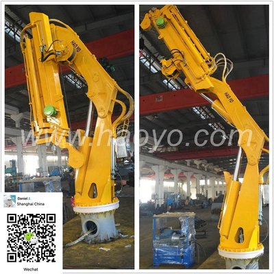 China Ship Foldable Marine Knuckle Boom Crane Manufacturer Marine Ship Deck Crane