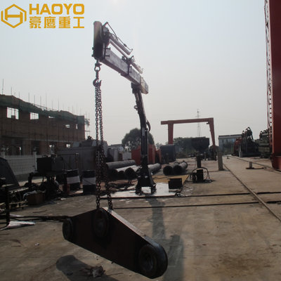Telescopic Jib Hydraulic Deck Hoist Offshore Crane Marine Ship Deck Crane