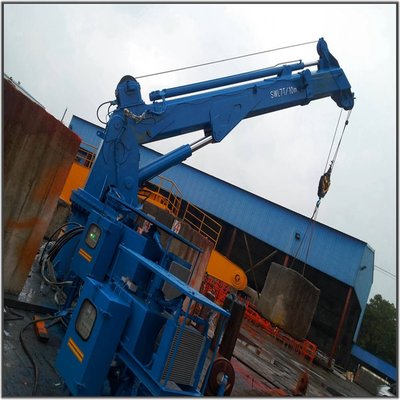 3 ton Hydraulic Telescopic Boom Floating Offshore Crane Manufacturers Marine Ship Deck Crane