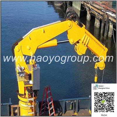 Factory for Good Quality Knuckle Boom Marine Deck Boat Ship Crane for sale