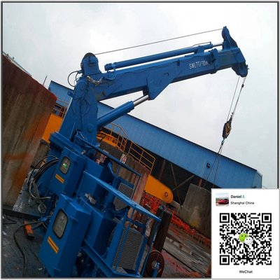 Manufacturer for Hydraulic Telescopic Boom Boat Deck Crane for sale