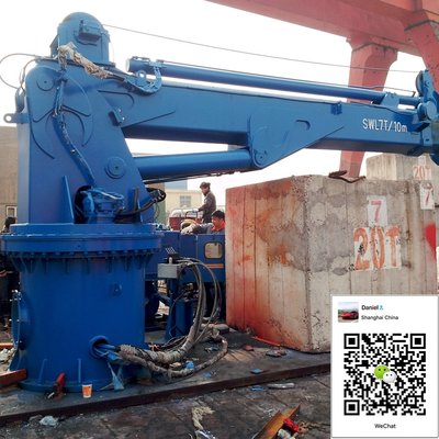 Manufacturer for Hydraulic Telescopic Boom Boat Deck Crane for sale