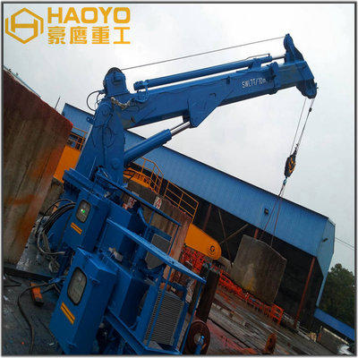 Telescopic Deck Side Boom Mechanism Crane Marine Ship Deck Crane
