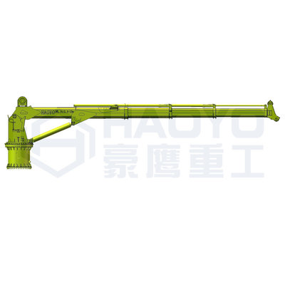 Folding Extension Mechanism Boom Telescopic Marine Crane Marine Ship Deck Crane
