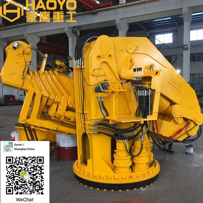 HAOYO Hot Sale Folding Marine Deck Crane Marine Ship deck crane
