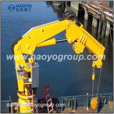 1ton Hydraulic Marine Knuckle Boom Ship Deck Crane for Provision