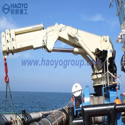 HAOYO ABS/CCS Certified Knuckle Boom Deck Marine Crane Marine Ship Deck Crane