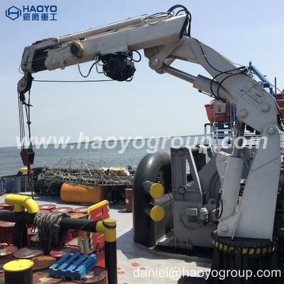 BV, CCS, NK, LR, ABS Certified Hydraulic Marine Folding Crane For Sale
