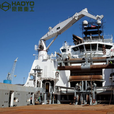 Knuckle Telescopic Boom Marine Deck Crane for sale Marine Ship Deck Crane