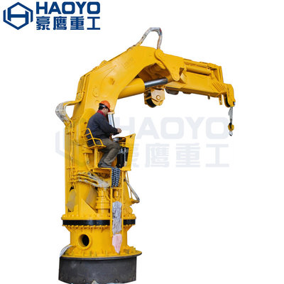 Hot Sale Marine Ship Folding Crane with Winch for sale Marine Ship Deck Crane