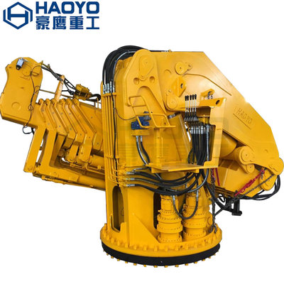 Good Quality Knuckle Boom Marine  Ship Crane with Winch for sale