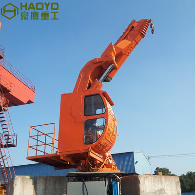 China Vessel Hydraulic Folding Telescopic Boom Marine  Ship Crane Marine Ship Deck Crane