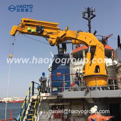 12m/14m/20m and 1ton/2ton/4.5ton Marine Ship Crane for sale Marine Ship Deck Crane
