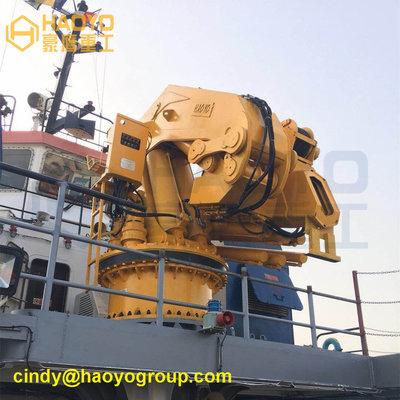 Foldable Marine Deck Boom and Jib of Crane Marine Ship Deck Crane
