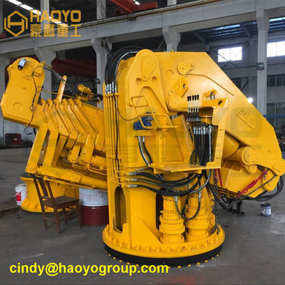Foldable Telescopic Boom Deck Ship to Shore Crane Design Marine Ship Deck Crane