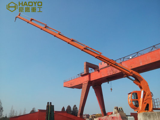 Foldable Telescopic Boom Vessel Earnest Ship Crane Marine Ship Deck Crane
