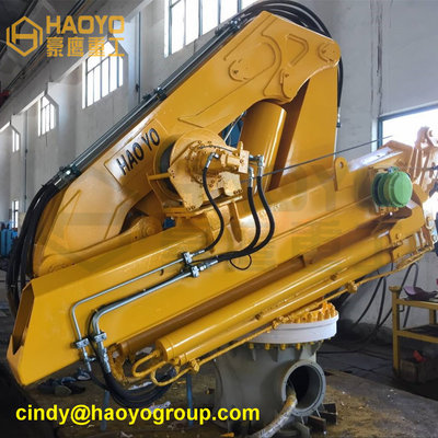 Foldable Knuckle Boom Small Boat Deck Vessel Crane Marine Ship Deck Crane