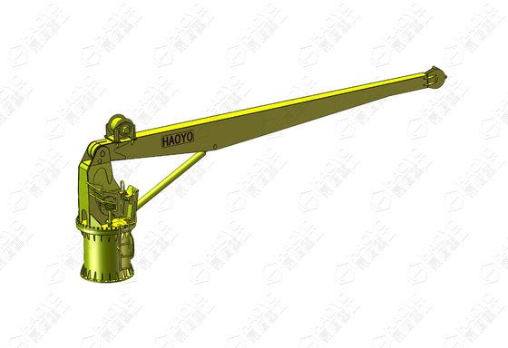 Fixed Boom Marine Provision Ship Crane Parts Marine Ship Deck Crane