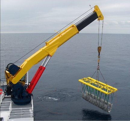 Top Lift Weight 1 ton to 10ton Telescopic boom crane or Knuckle Telescopic Marine crane for sale