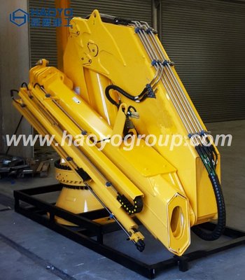 High Performance Folding Telescopic Boom Marine Deck Crane for Sale