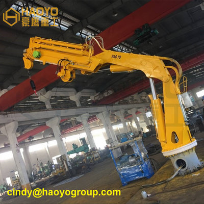 Full Foldable Long Boom Ship Boat Vessel Deck Crane Marine Ship Deck Crane