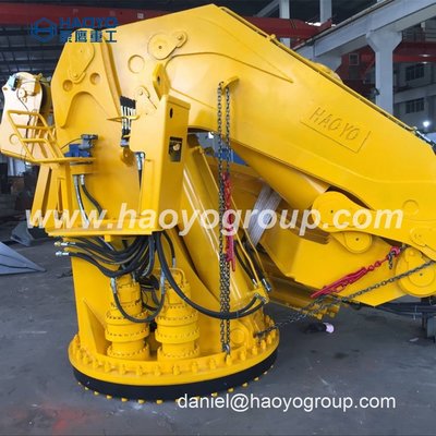 3.5T 19M 2T 25M 1T 30M Telescopic Boom Marine Cranes for Cargo Ship