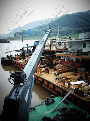 Telescopic Boom Ship to Shore Marine Deck Crane Cost for sale