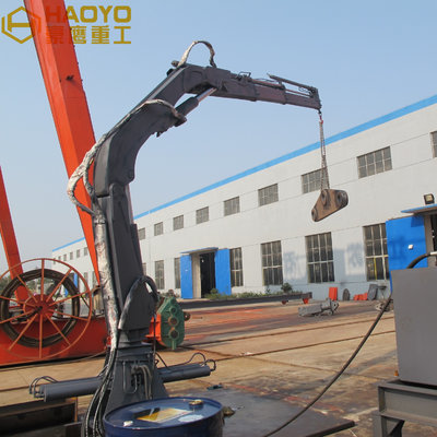 Foldable Knuckle Boom Small Boat Deck Vessel Crane Marine Ship Deck Crane