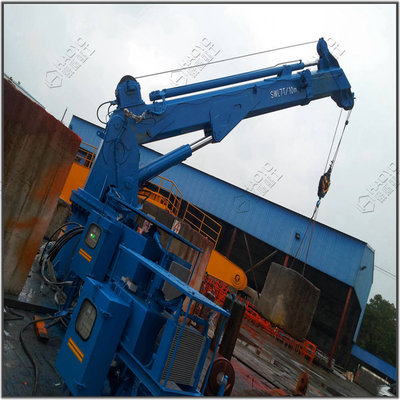 Telescopic Boom Ship Pedestal Cargo Crane Design Offshore Crane