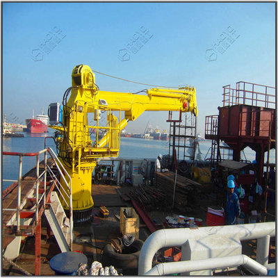 Telescopic Boom Ship Pedestal Cargo Crane Design Offshore Crane