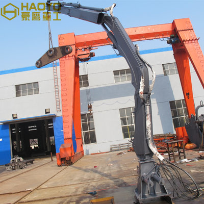 1 Ton Foldable Marine Knuckle Boom Deck Crane Marine Ship Deck Crane