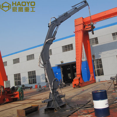 Foldable Small Boat Deck Offshore Cranes Marine Ship Deck Crane