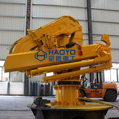 China Good Quality Knuckle Boom Marine Crane Ship Deck Crane for sale