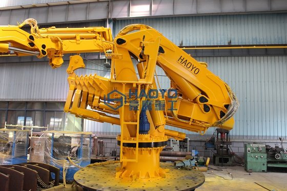 China Good Quality Knuckle Boom Marine Crane Ship Deck Crane for sale