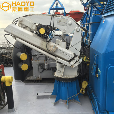 Marine Ship Folding Crane Connect to Ship Engineer Marine Ship Deck Crane