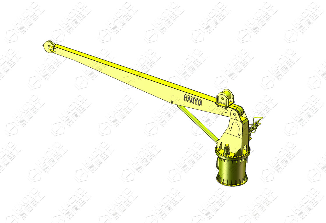 Stiff Boom Offshore Deck Crane for sale with ABS BV Certificate Marine Ship Deck Crane