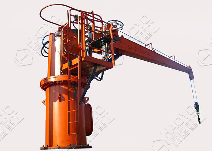 Stiff Boom Provision Ship Deck Crane for sale on ship  Marine Ship Deck Crane