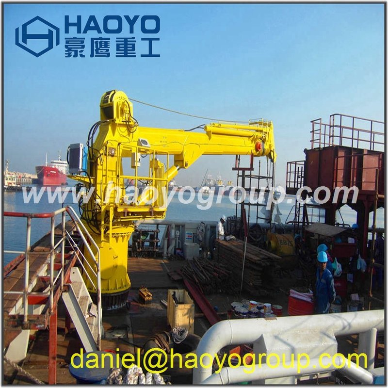 ABS/NK/BV/CCS Certified knuckle boom hydraulic marine crane For Sale