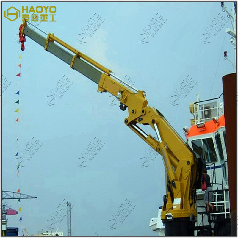Knuckle Boom Offshore Ship Deck Crane for sale Marine Ship Deck Crane