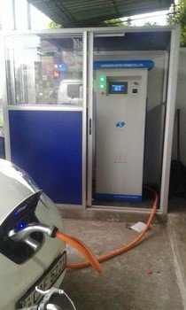 40kw The best All-in-one commercial Electric Vehicle Charging Station for green EV public charging