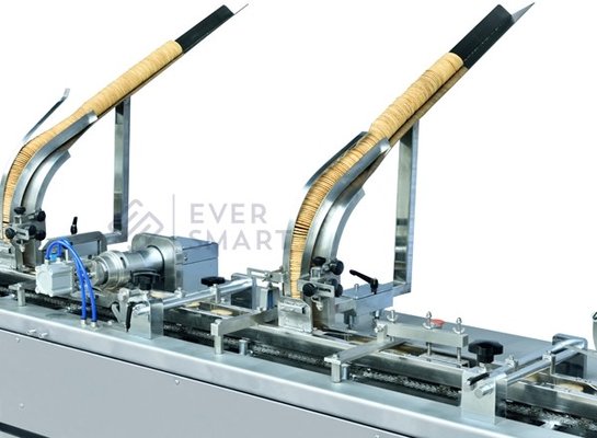 Single lane sandwiching machine with packaging machine